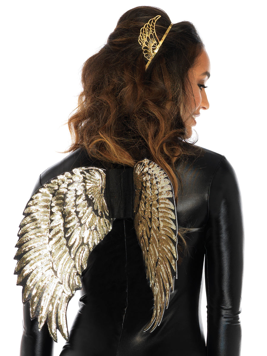 Gold Sequin Angel Goddess Wings – Leg Avenue Canada